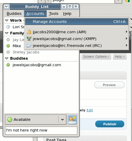 IRC for Dummies using Pidgin | Open Source and the Magic LAMP