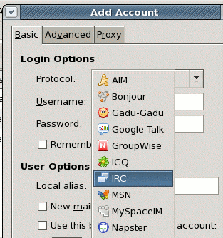 IRC for Dummies using Pidgin | Open Source and the Magic LAMP